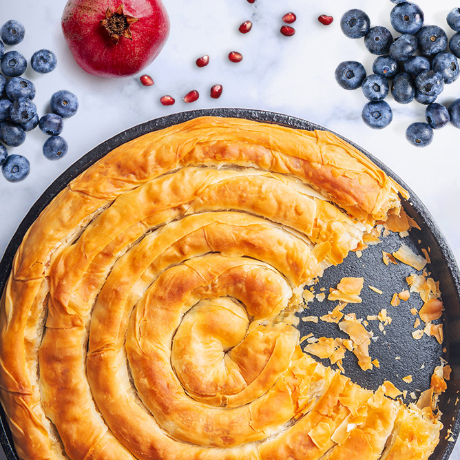 Phyllo Swirls - Akropolis